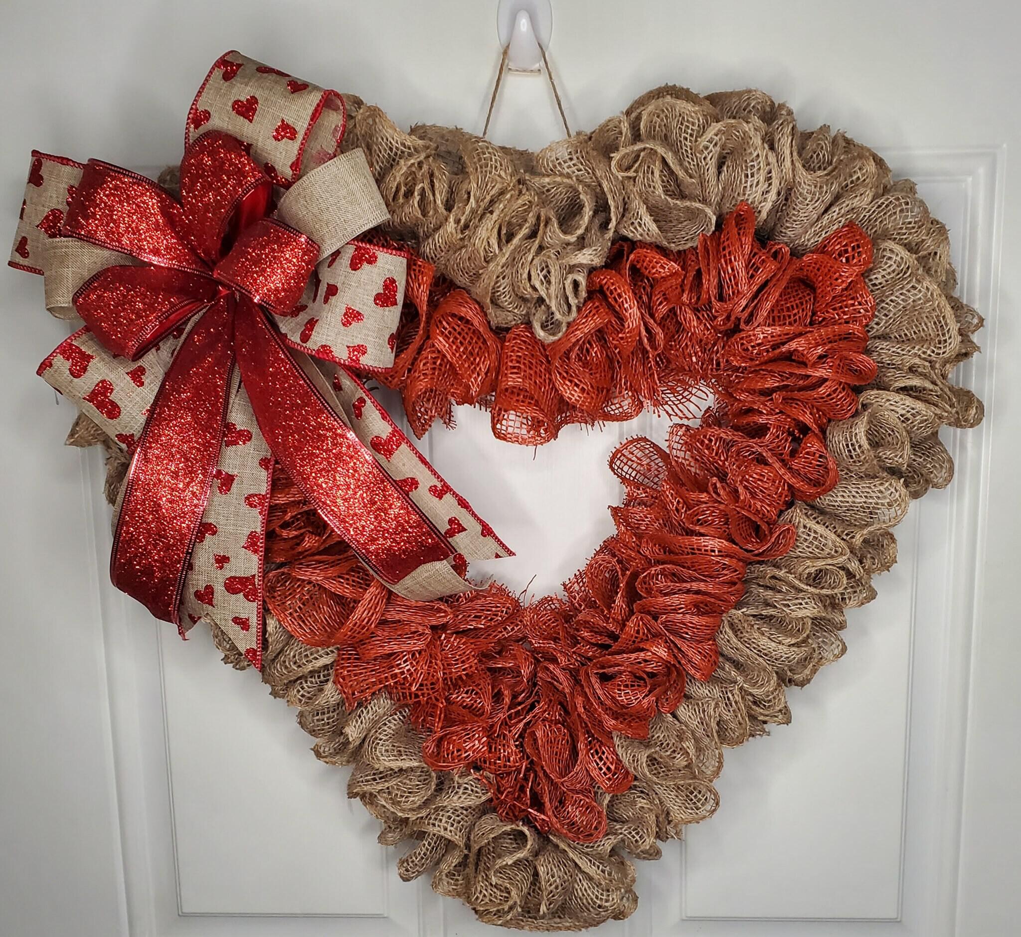 Products :: Valentine's Day Wreath, Heart Shape Wreath