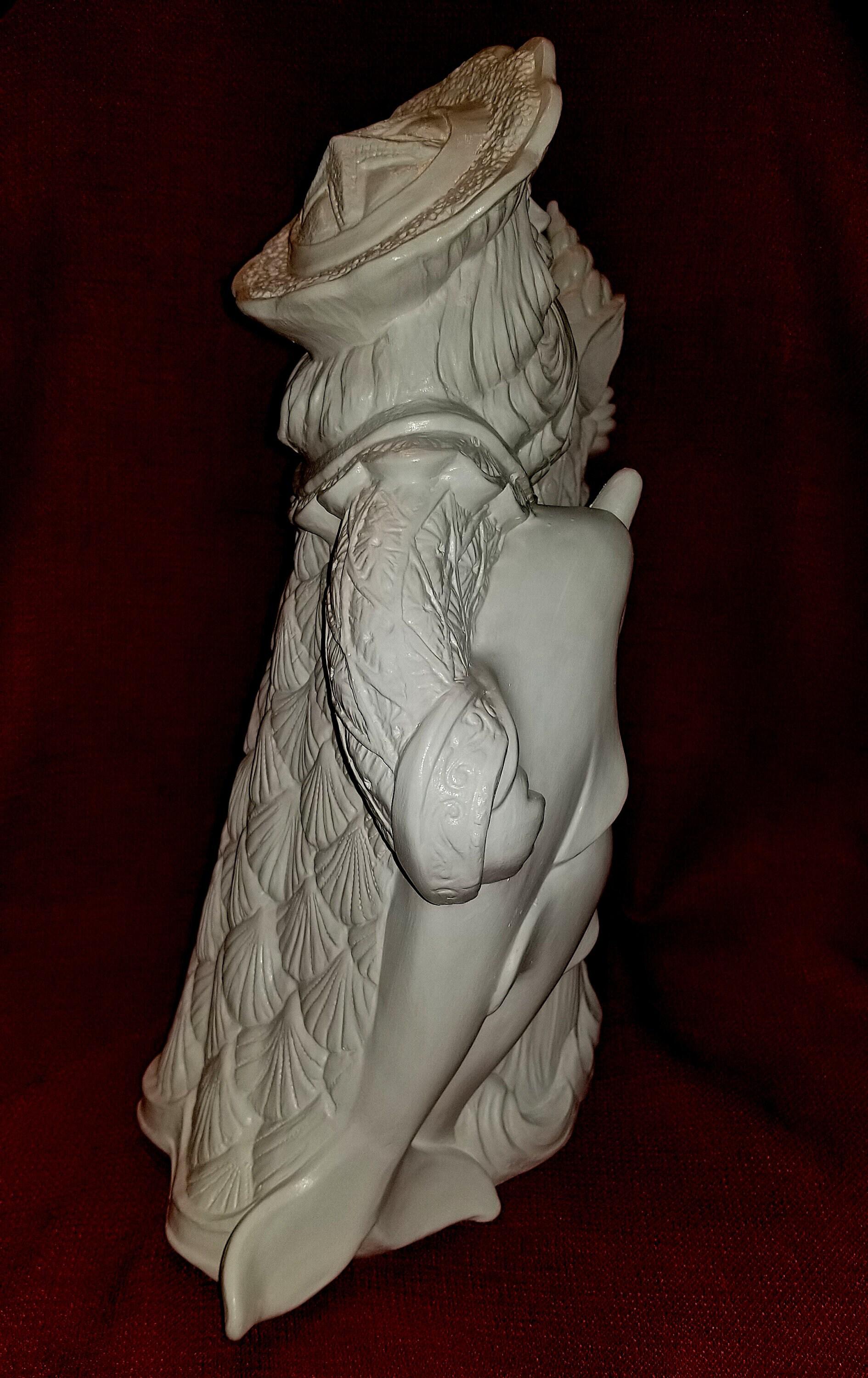 Products :: Ready to Paint Ocean Santa with Dolphins at his side ...