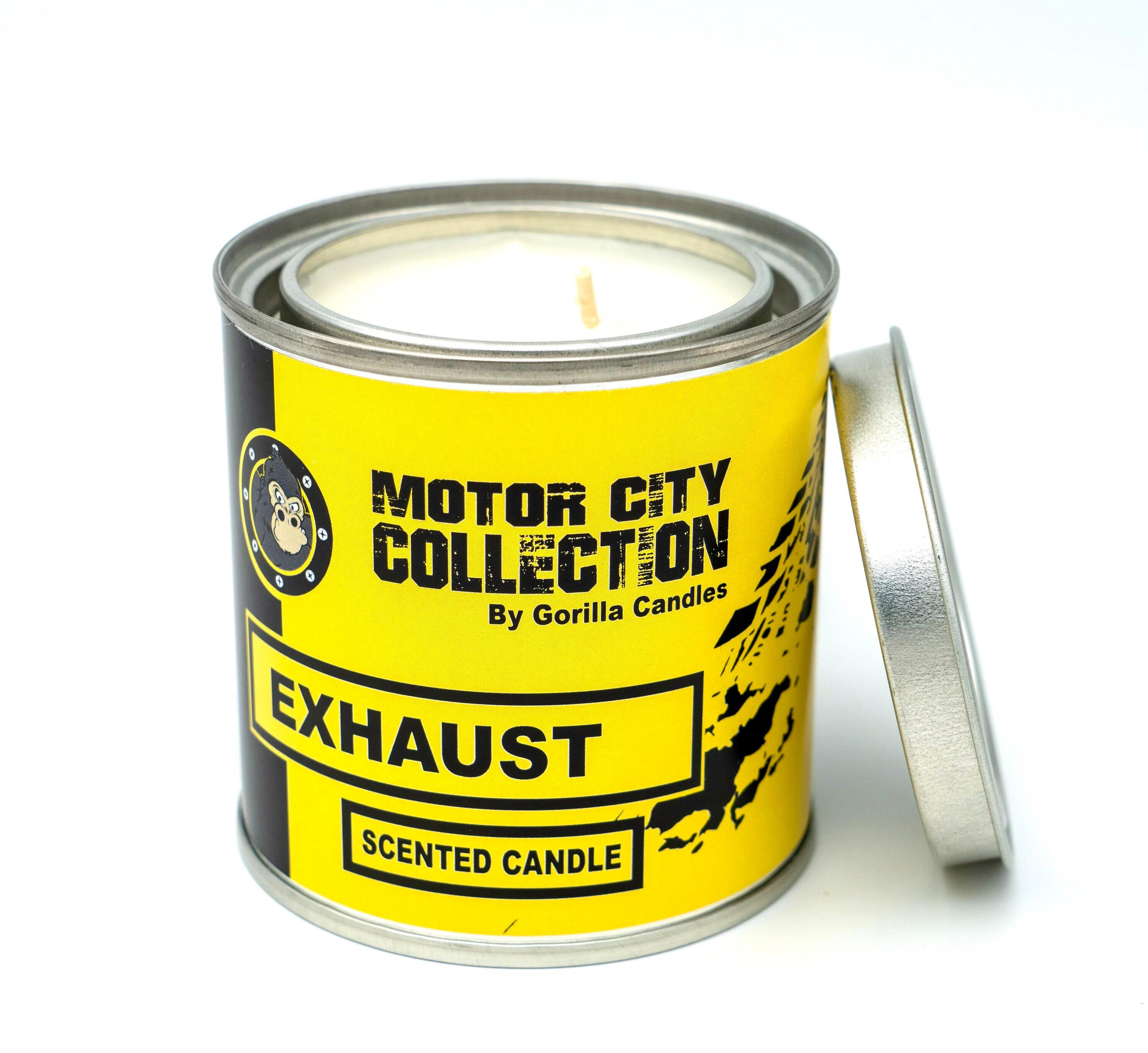 Products :: Exhaust Scented Candle - Car Guy Themed Candles - Motor ...