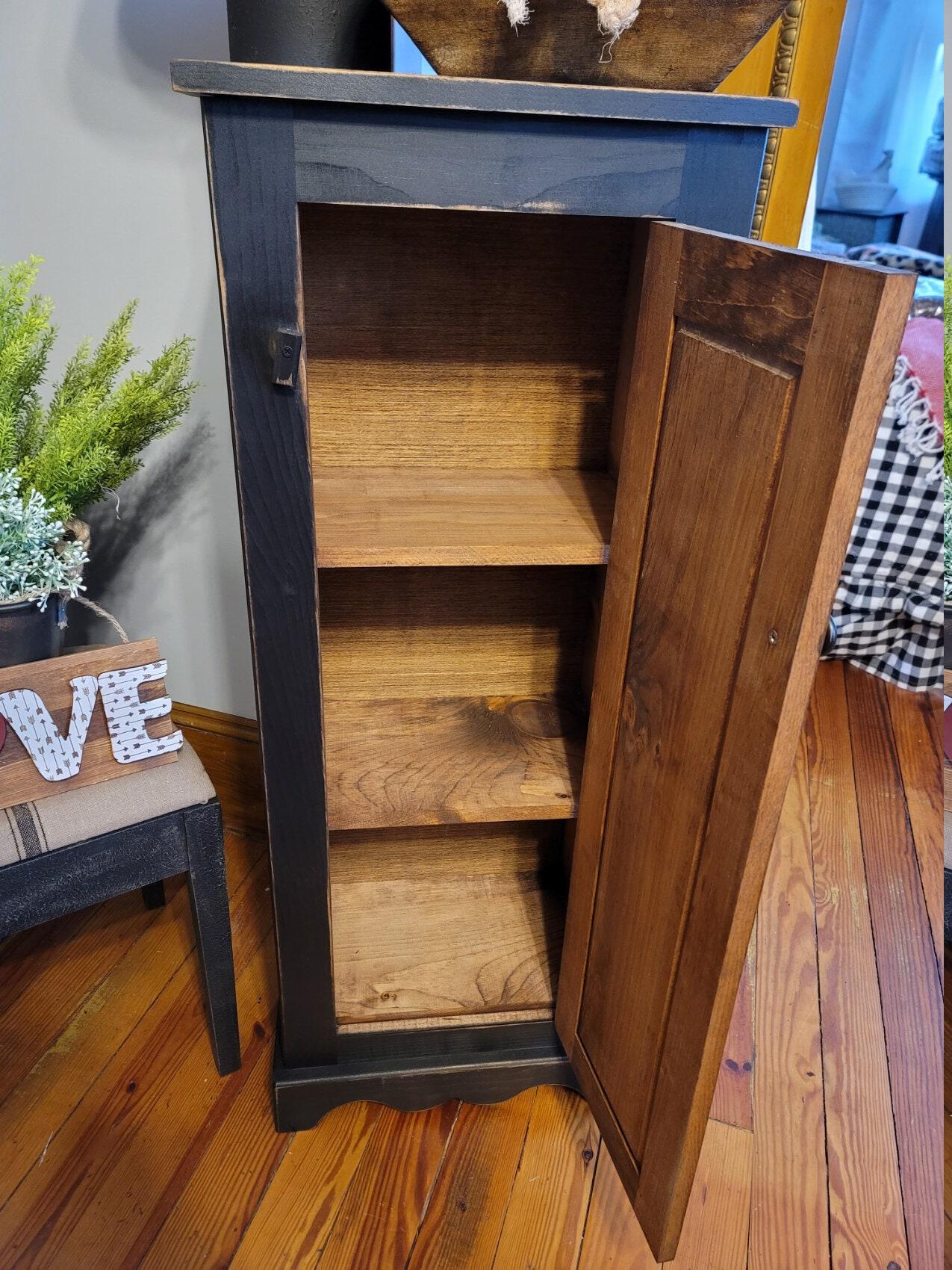Primitive jelly cupboard store