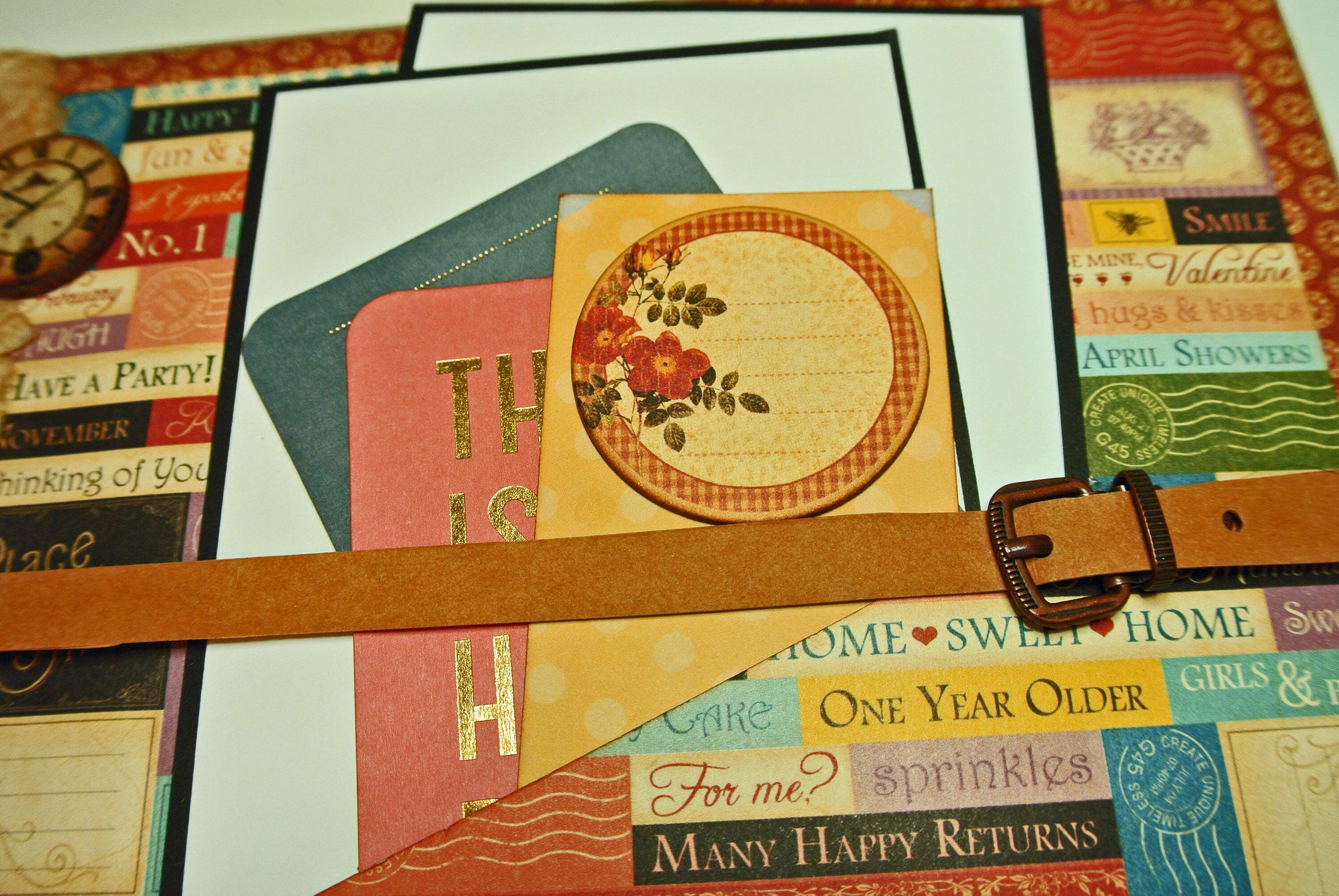 Products :: Handmade Photo Album with 12-month calendar, Scrapbook ...