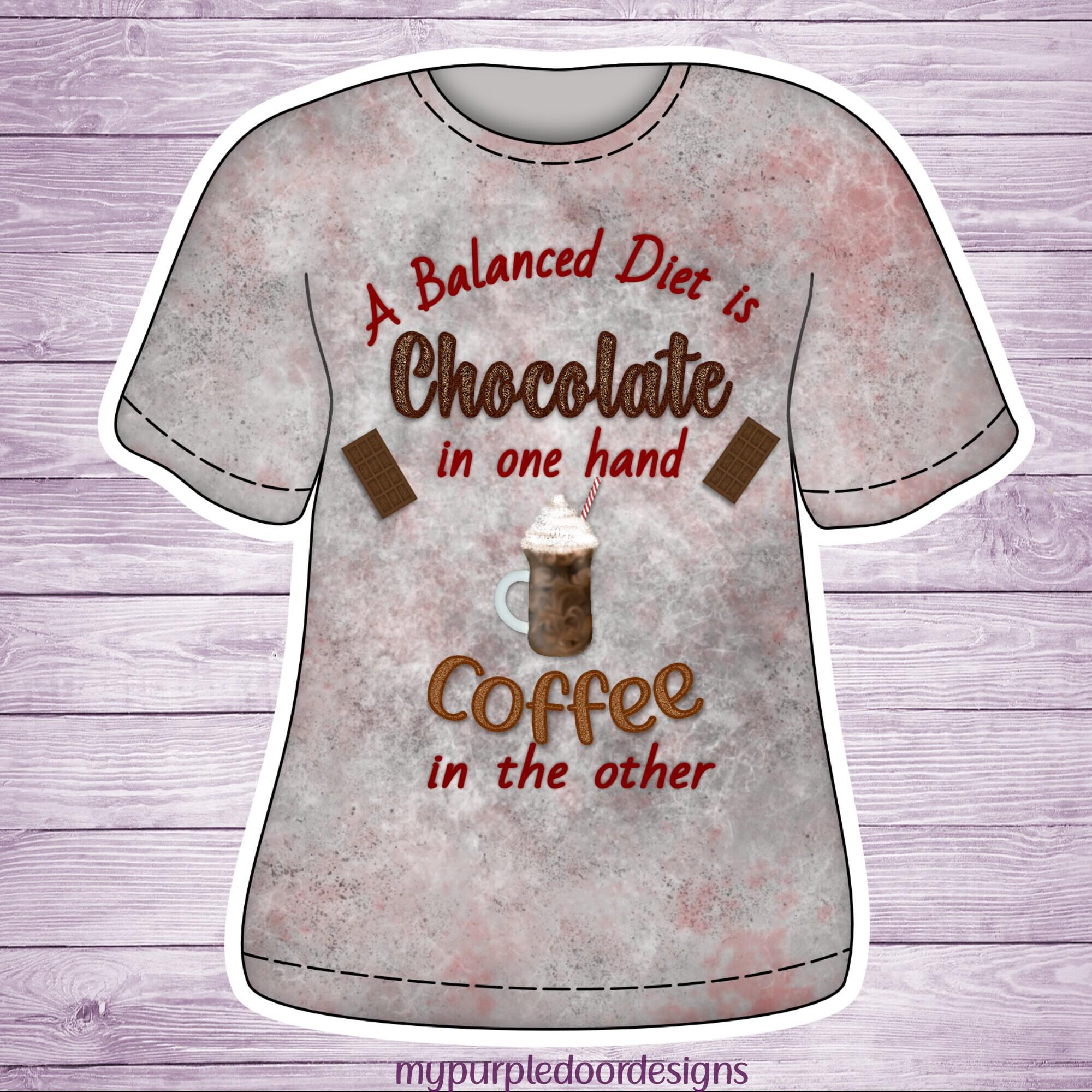 My Purple Door Designs - Sticker Balanced Diet