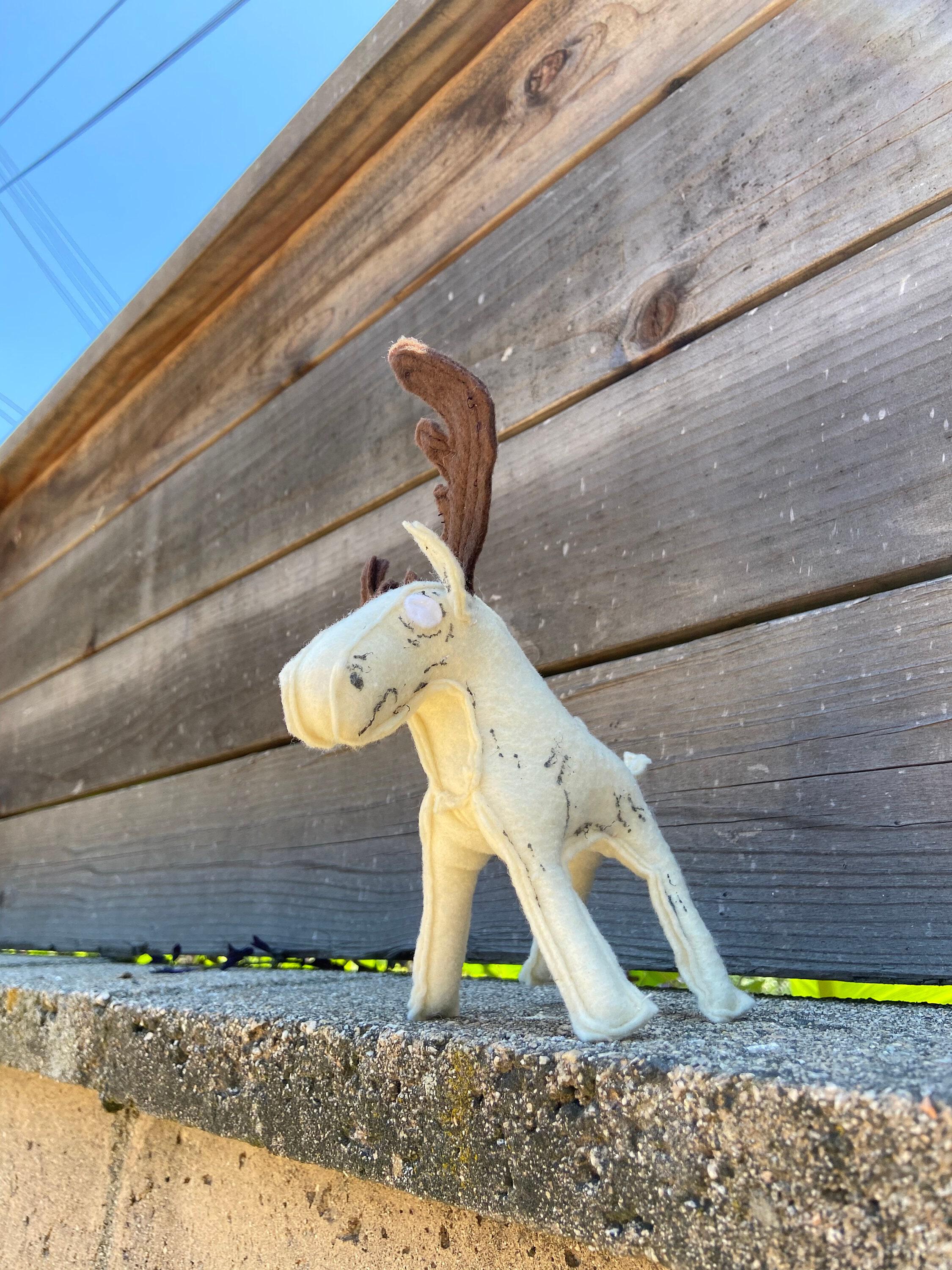 Products :: Maine Specter Moose, cryptid, plush moose