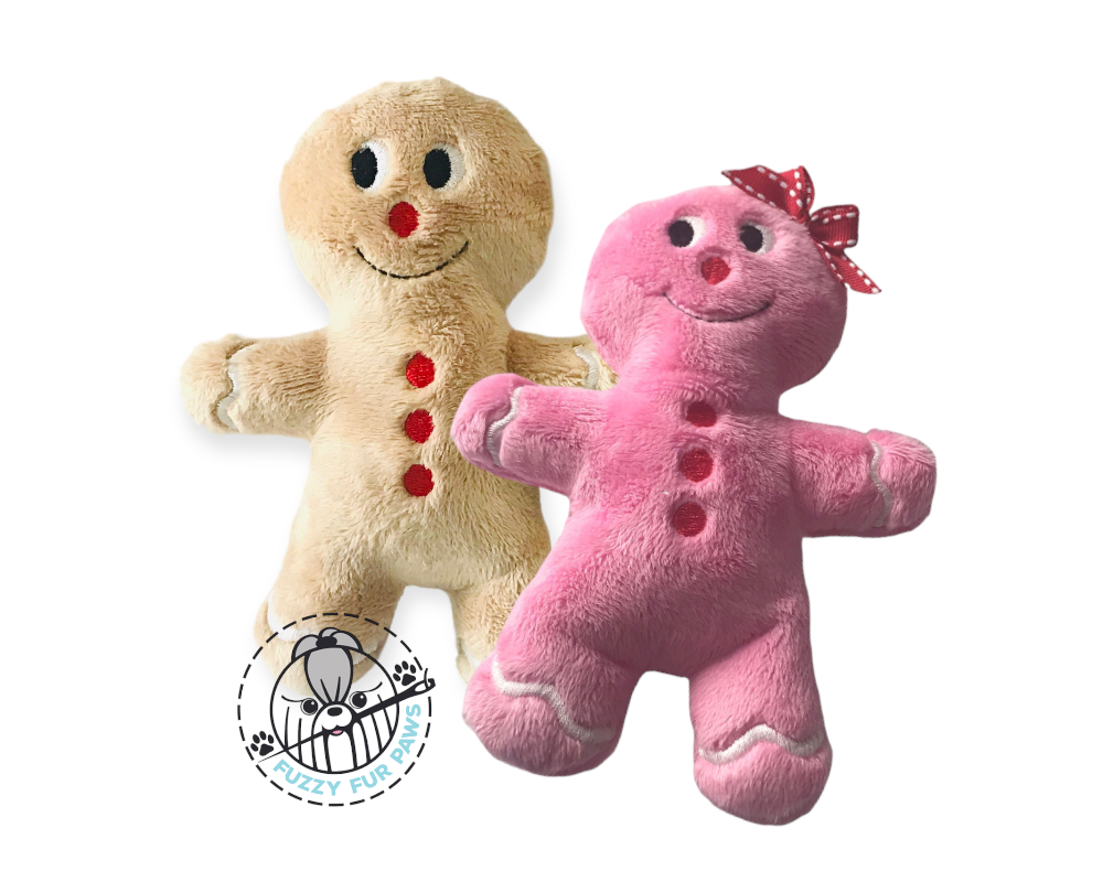 Gingerbread Boy or Girl Dog Toy