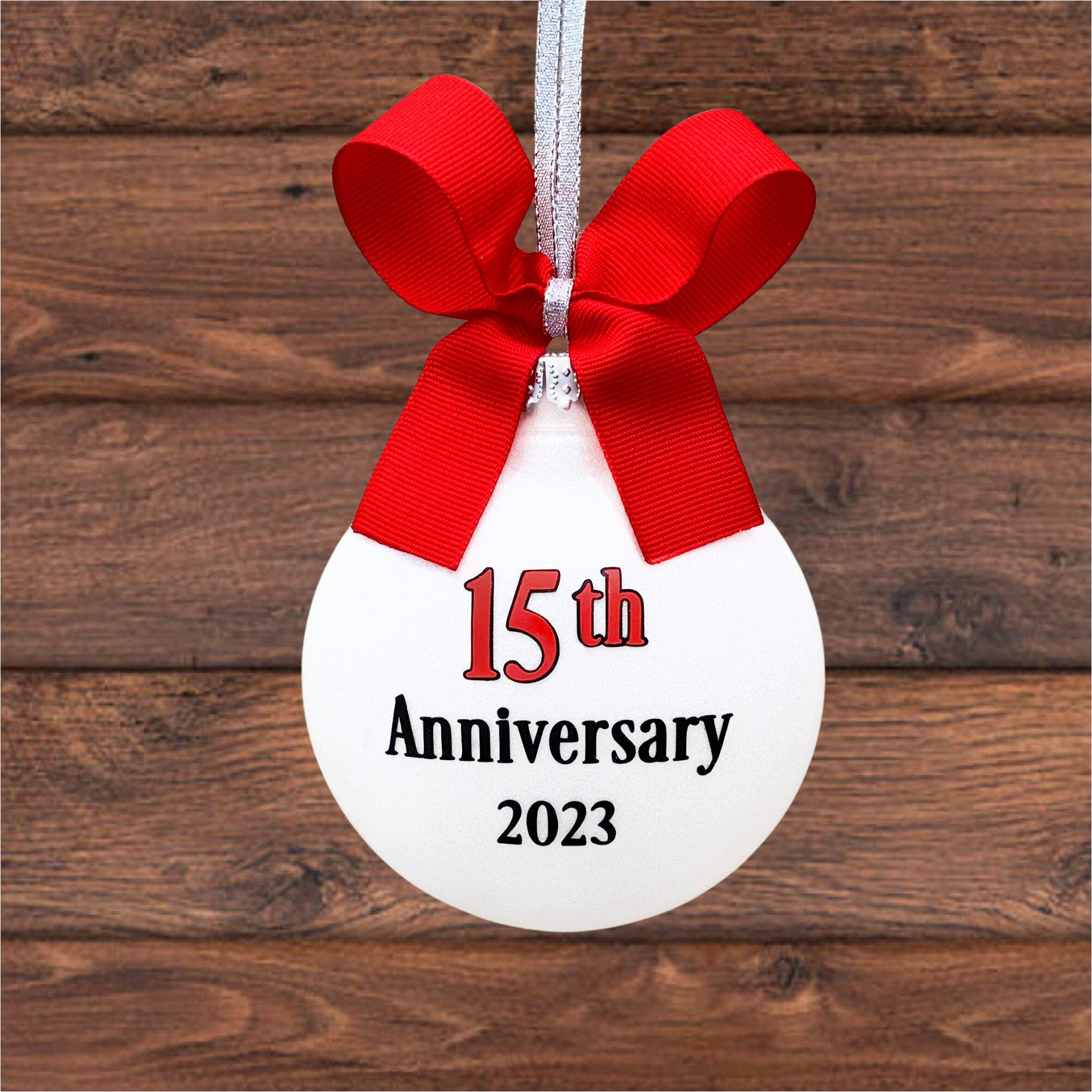 Home & Living :: Home Decor :: Ornaments :: 15th Anniversary Ornament ...