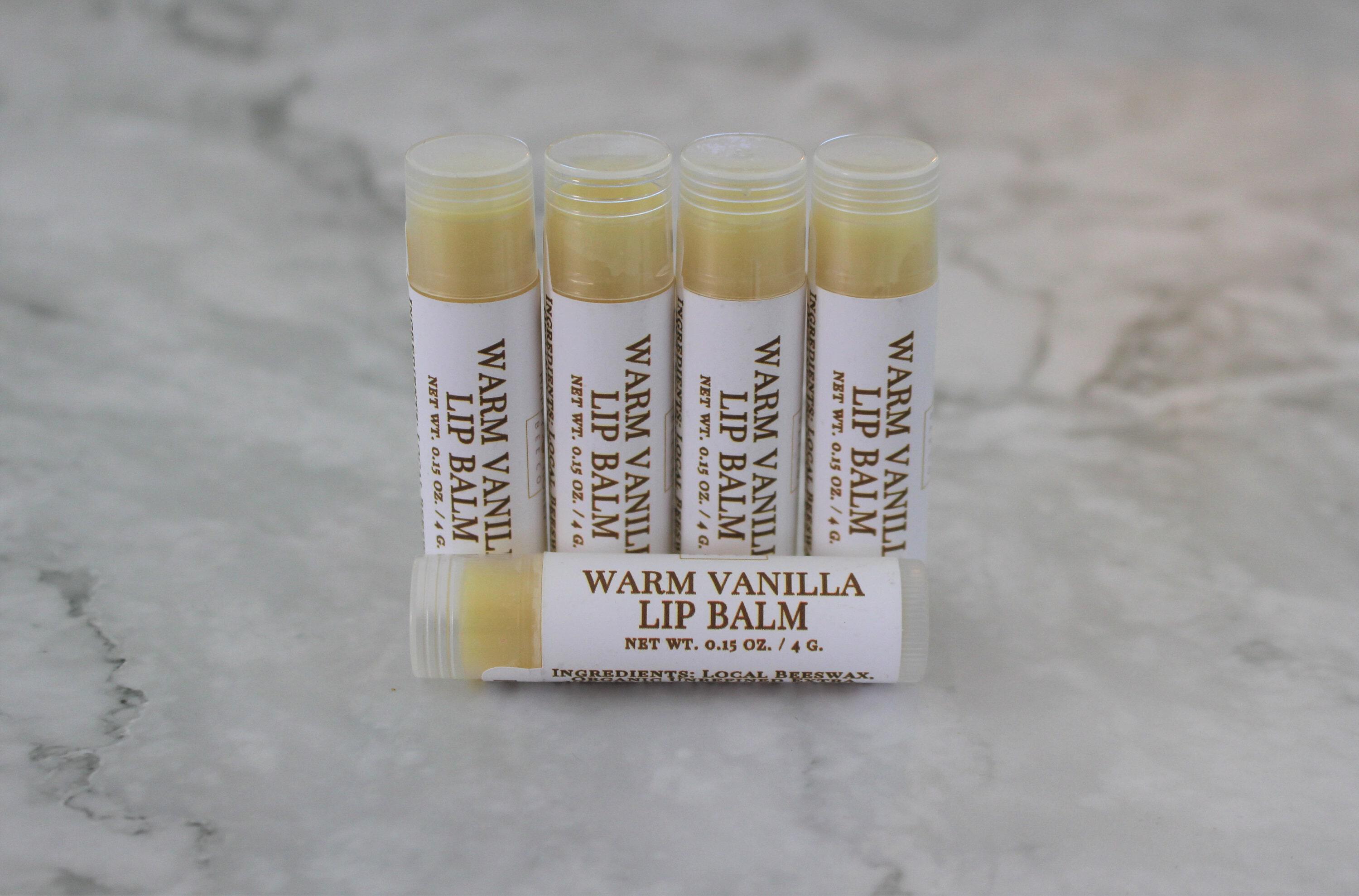 Products :: Vanilla Lip Balm l All Natural Chapstick Lip Gloss | Warm ...
