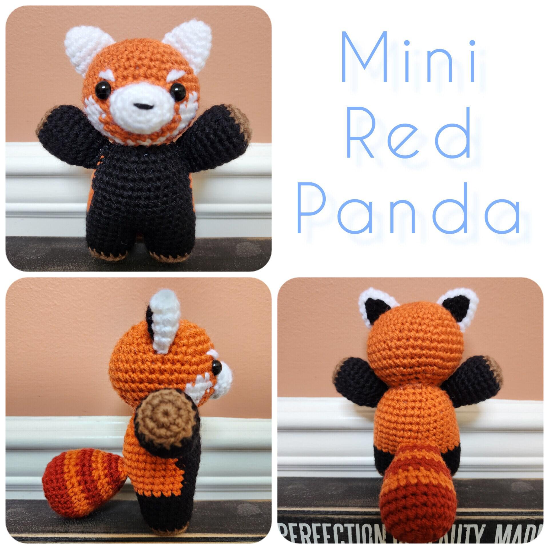 Products :: Hugging Mini Red Panda Crochet Pattern - Digital Pattern Only
