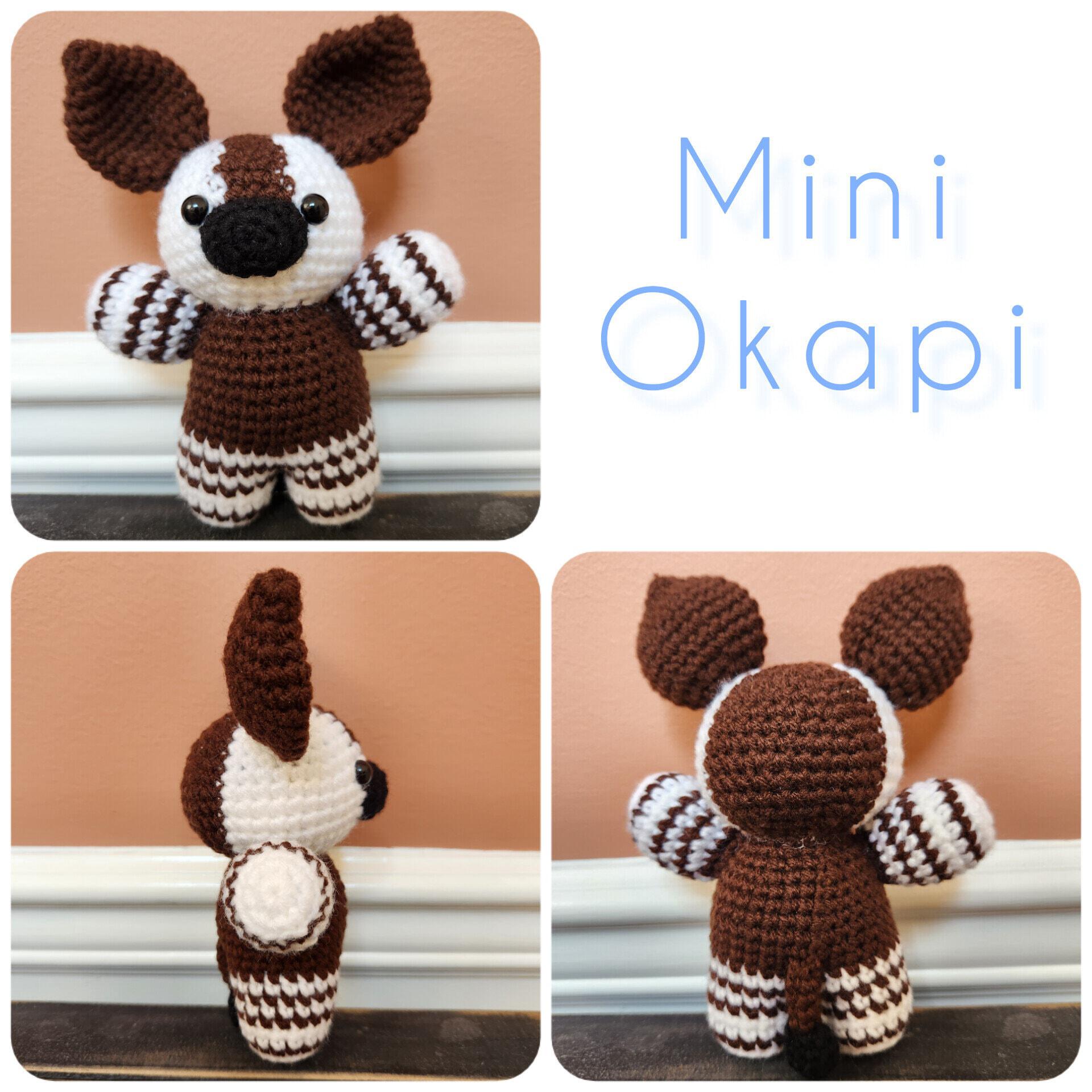 Products :: Hugging Mini Okapi Crochet Pattern - Digital Pattern Only