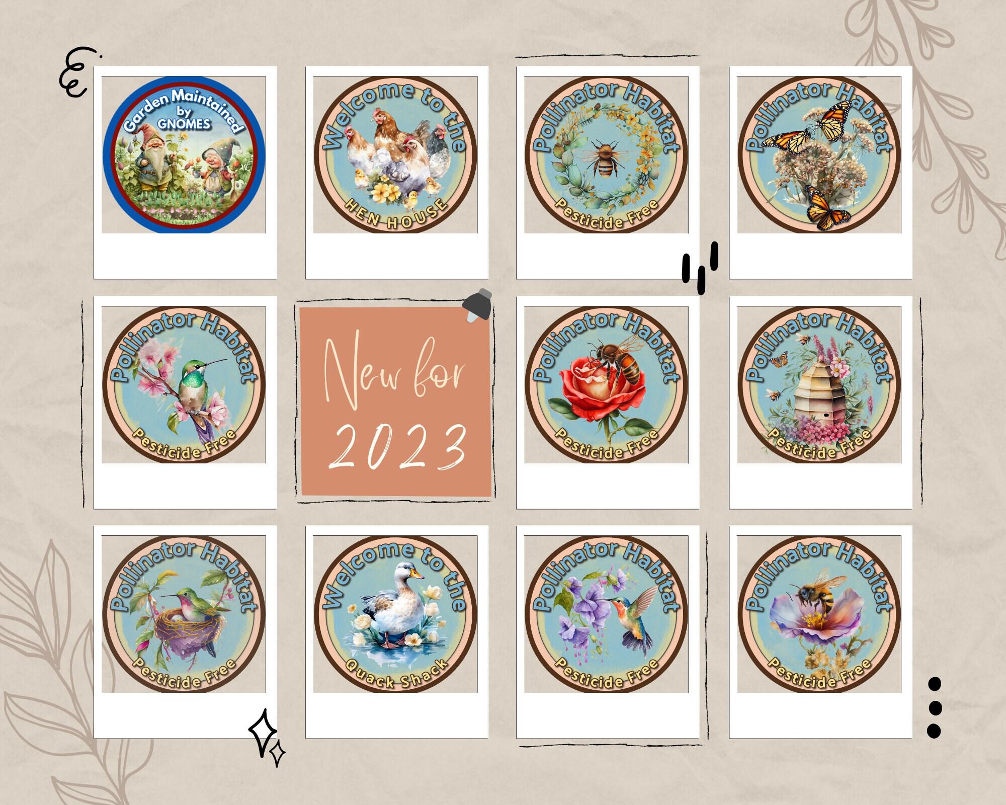 Home & Living :: Outdoor & Garden :: Pollinator Habitat Garden Sign ...