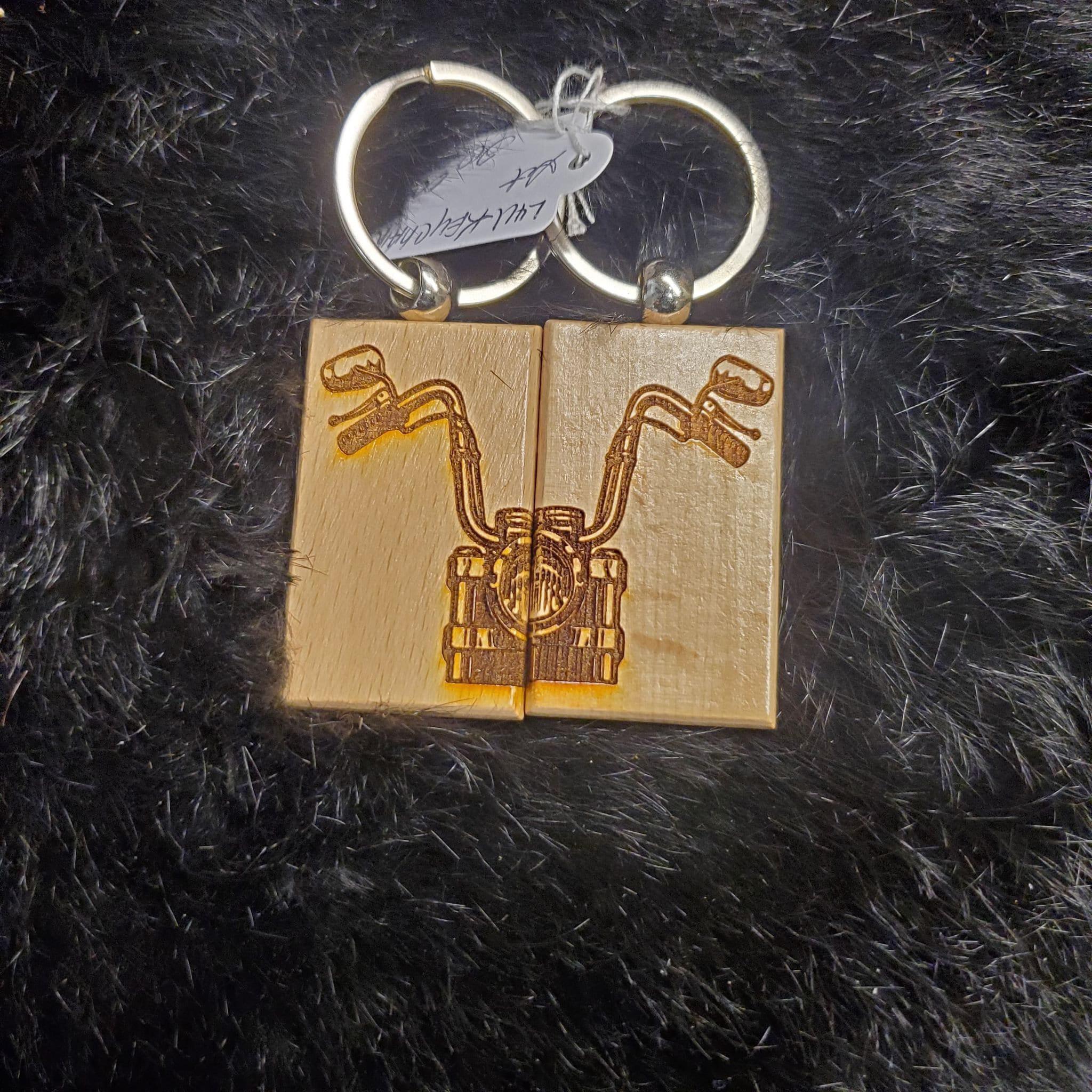 Products :: laser engraved ride or die motorcycle keychains