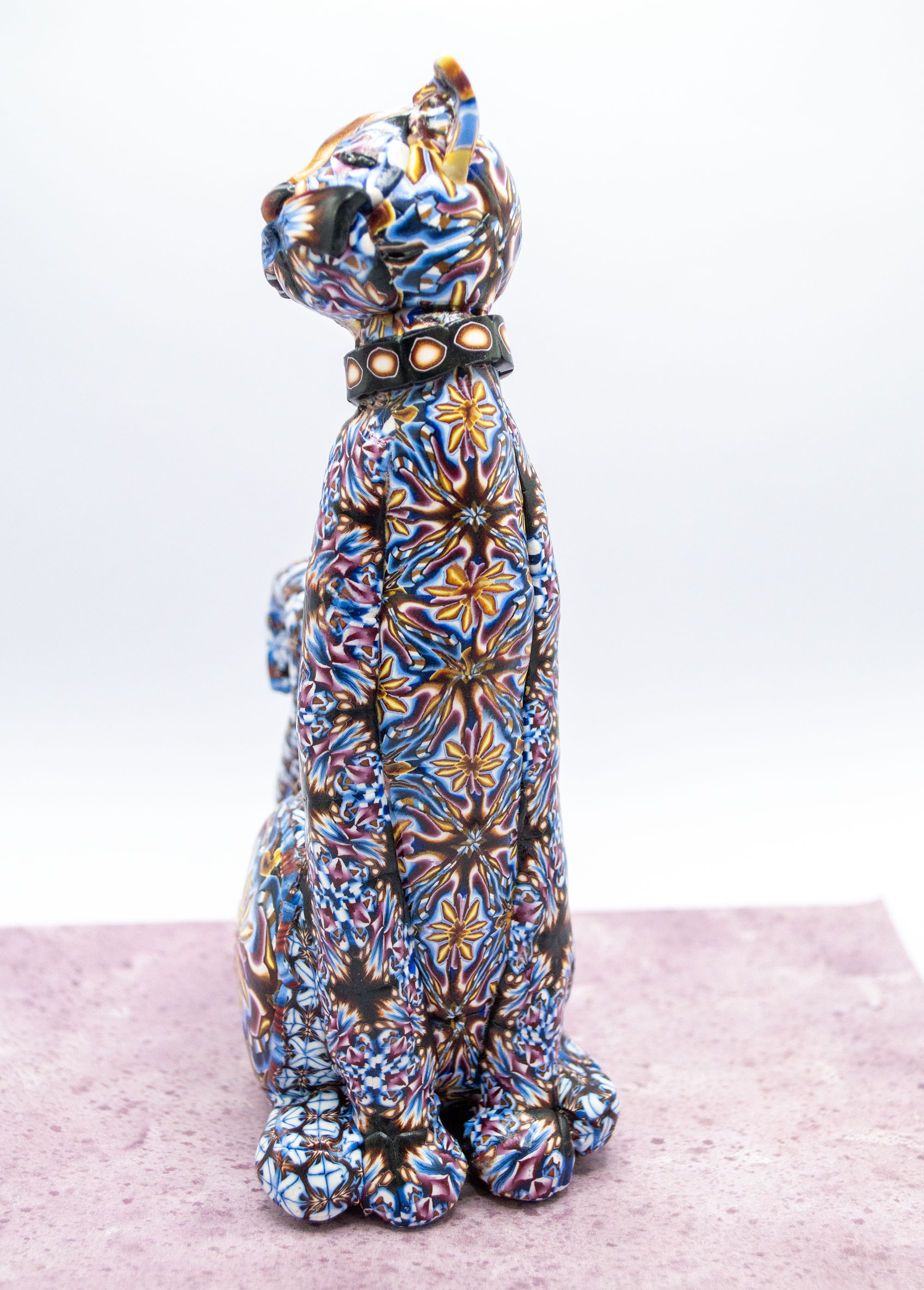 Art & Collectibles :: Sculpture :: Handmade Collectible Clay Cat Figurine