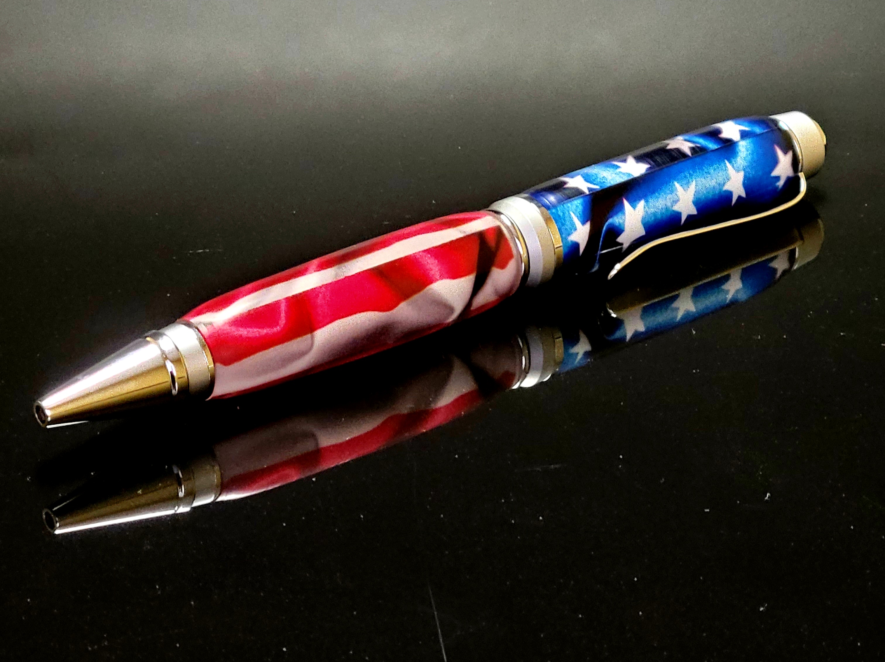 American Flag cigar pen.