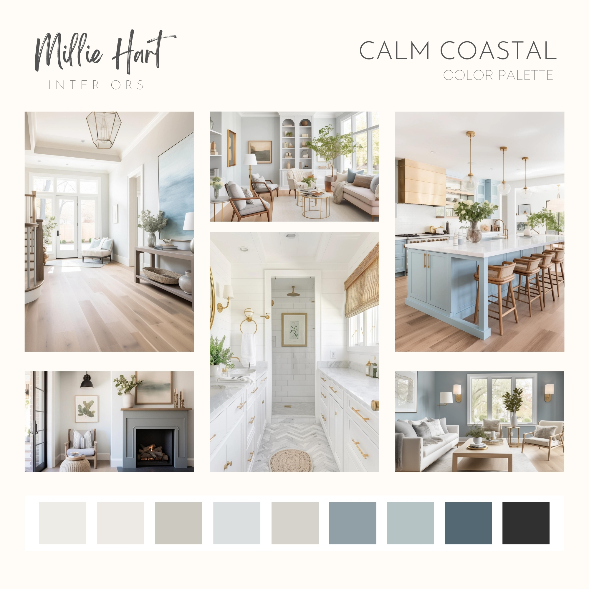 Coastal paint palette store