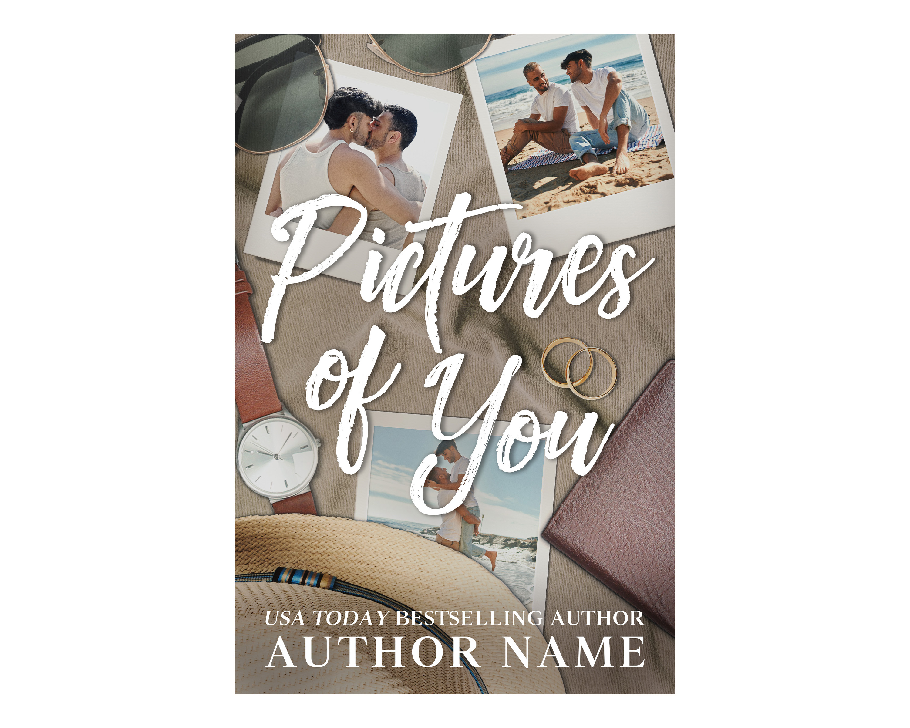MM Romance Premade Book Cover with an Object Theme