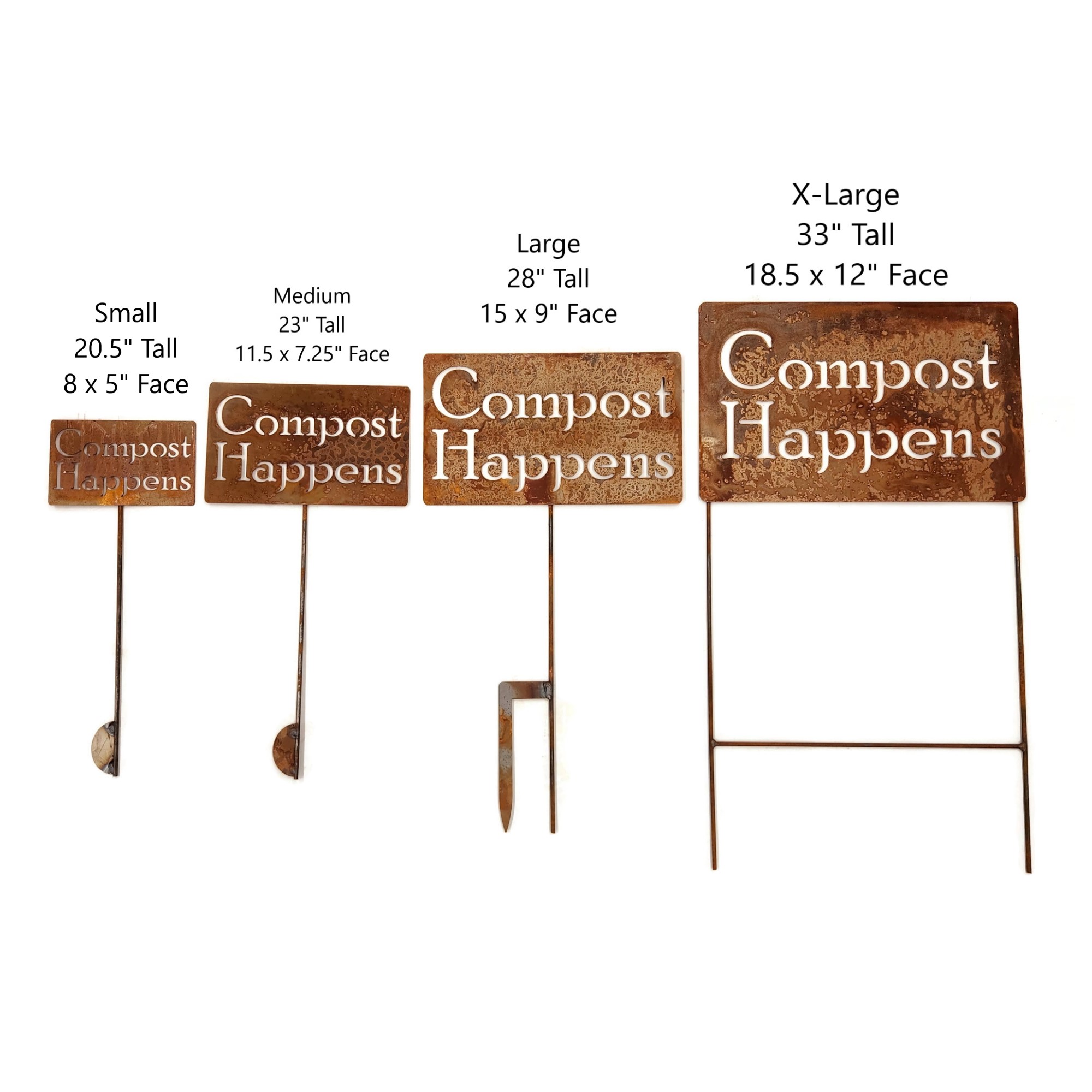 Home & Living :: Outdoor & Garden :: Plant Markers :: Compost Happens ...