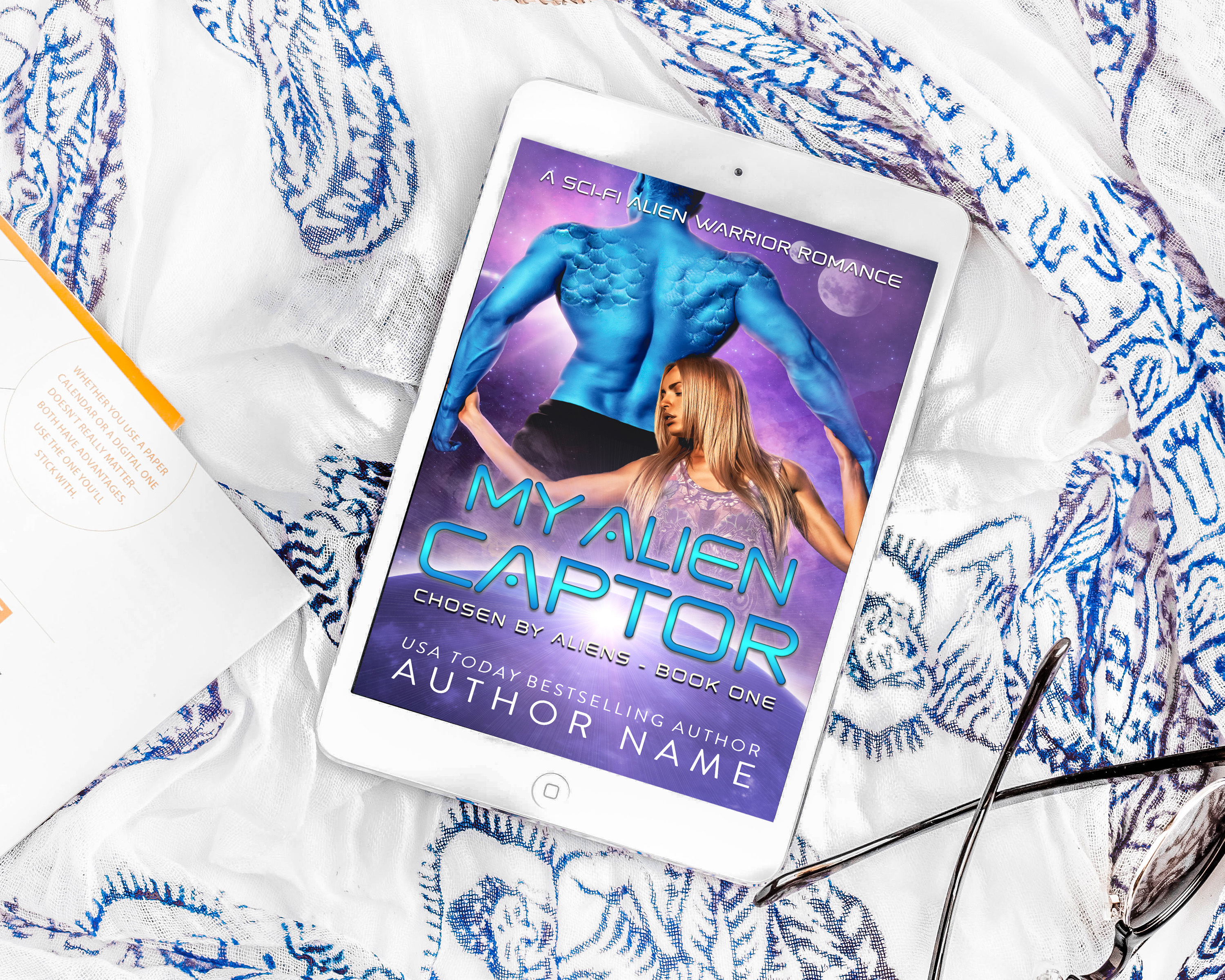 Alien Romance Premade Book Cover