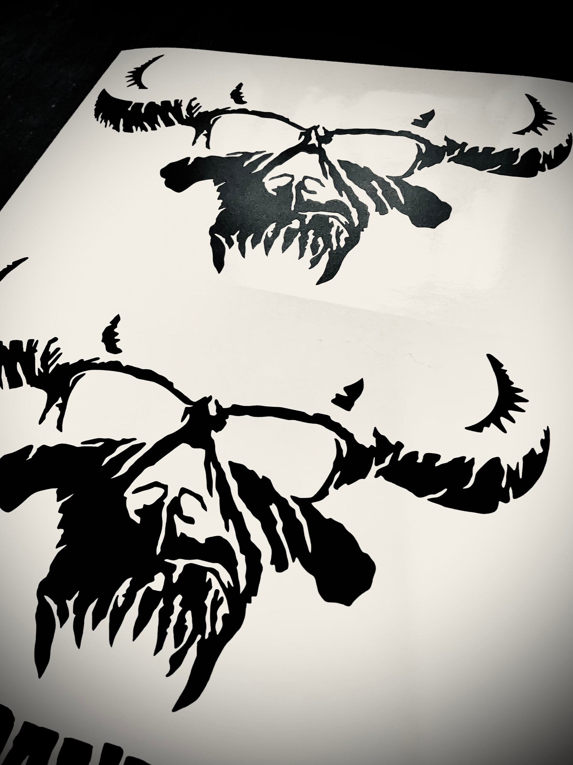 Home And Living Decals And Stickers Vinyl Decals Danzig Skull Vinyl Cut Sticker Decal