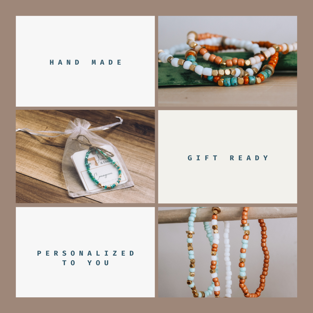 Courage Morse Code Bracelet. Christian Hidden Message Bracelet