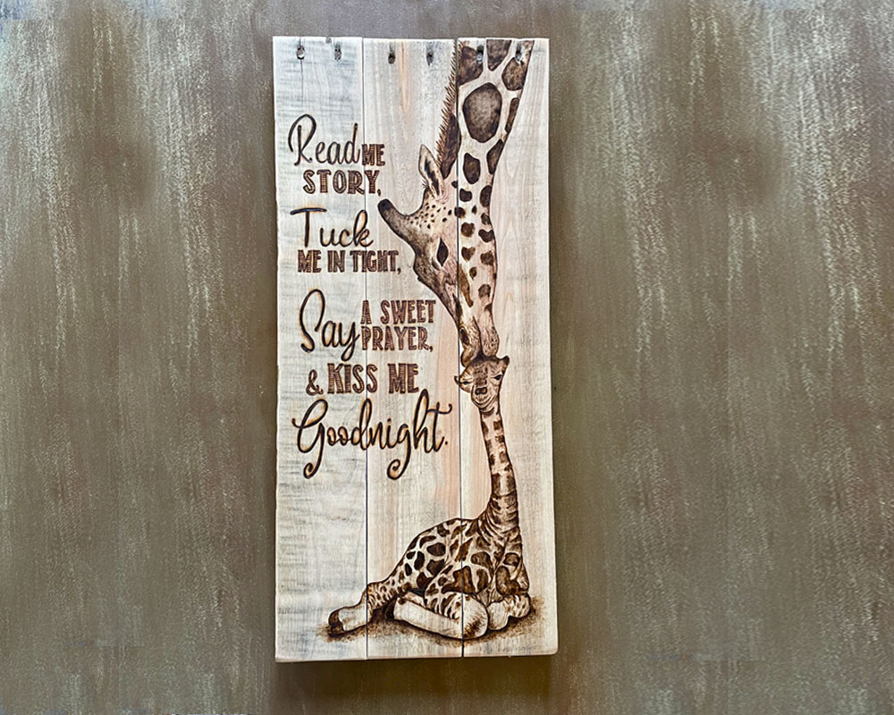 Home & Living :: Home Decor :: Giraffe Nursery Wall Art, Rustic Nursery ...