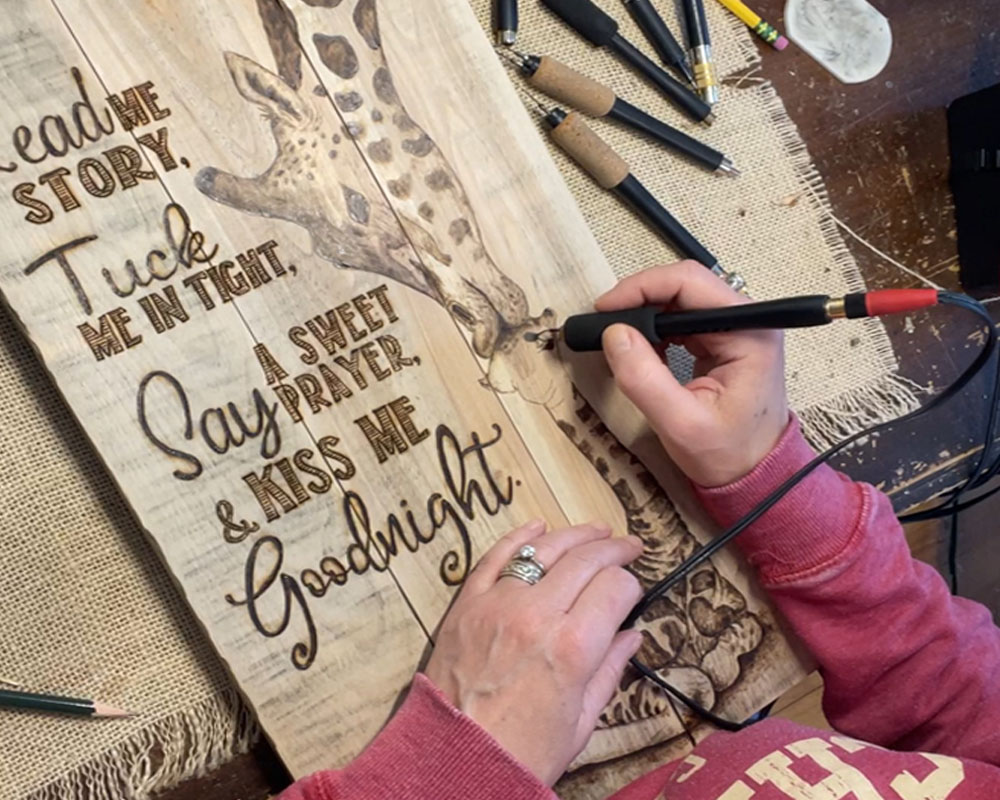 Home & Living :: Home Decor :: Giraffe Nursery Wall Art, Rustic Nursery ...