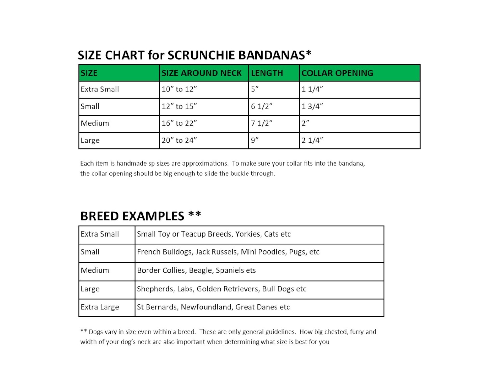 Reversible Scrunchie Dog Bandana - Dogs and Bones and Paw Prints