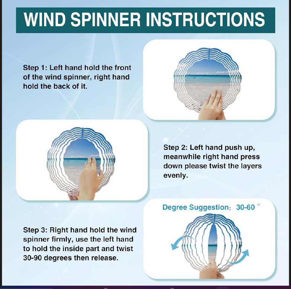 Stained Glass Hummingbird Wind Spinner