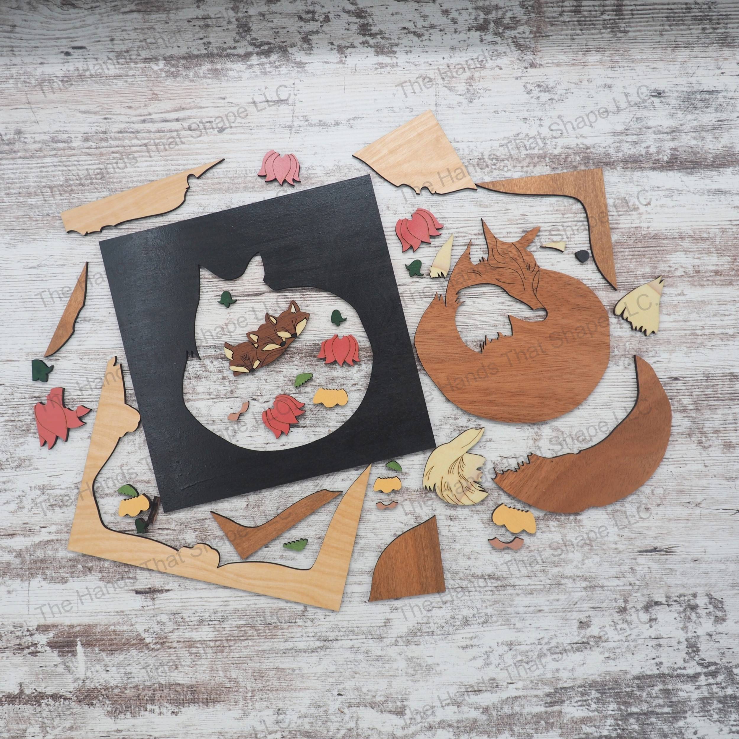 Handmade Supplies :: Digital Files & Templates :: Fox Family Multi ...