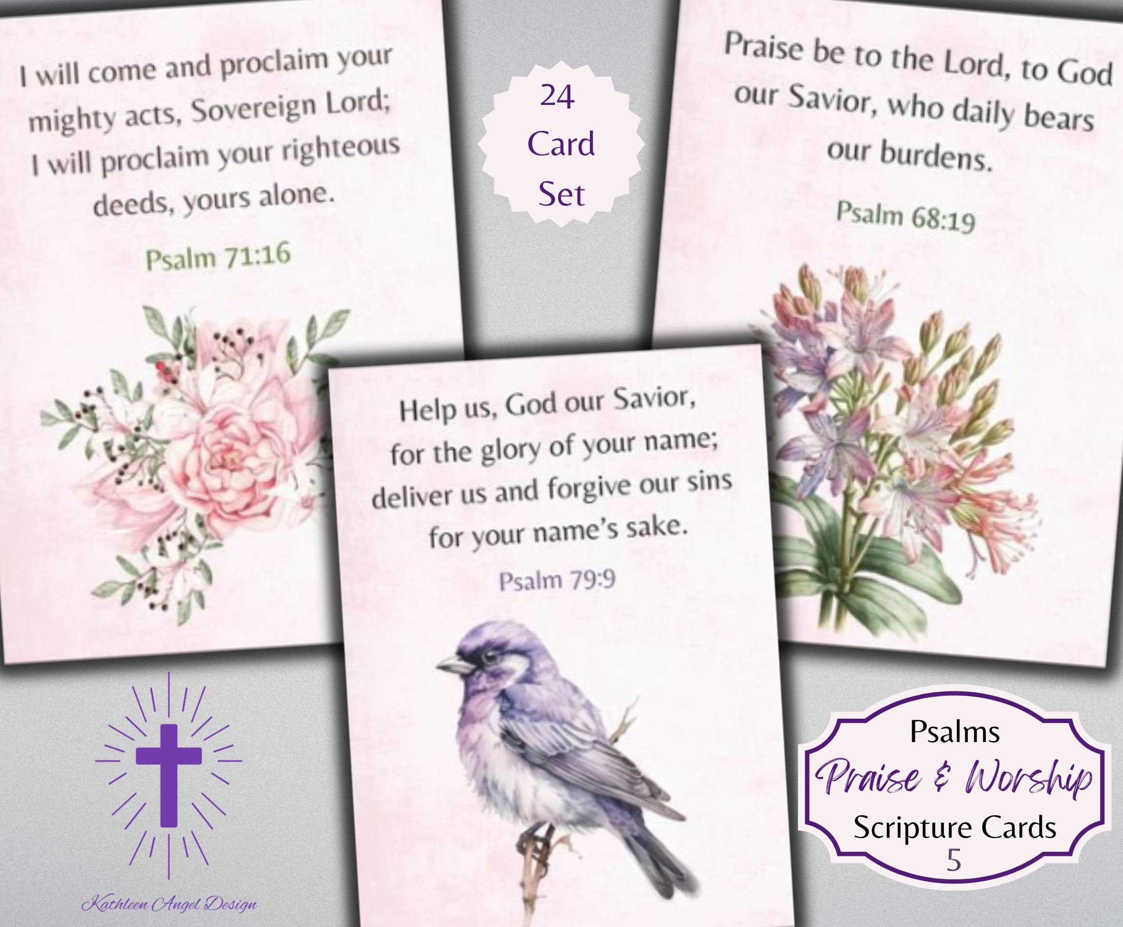 Handmade Supplies :: Papercraft :: Digital Paper :: Floral Praise and ...