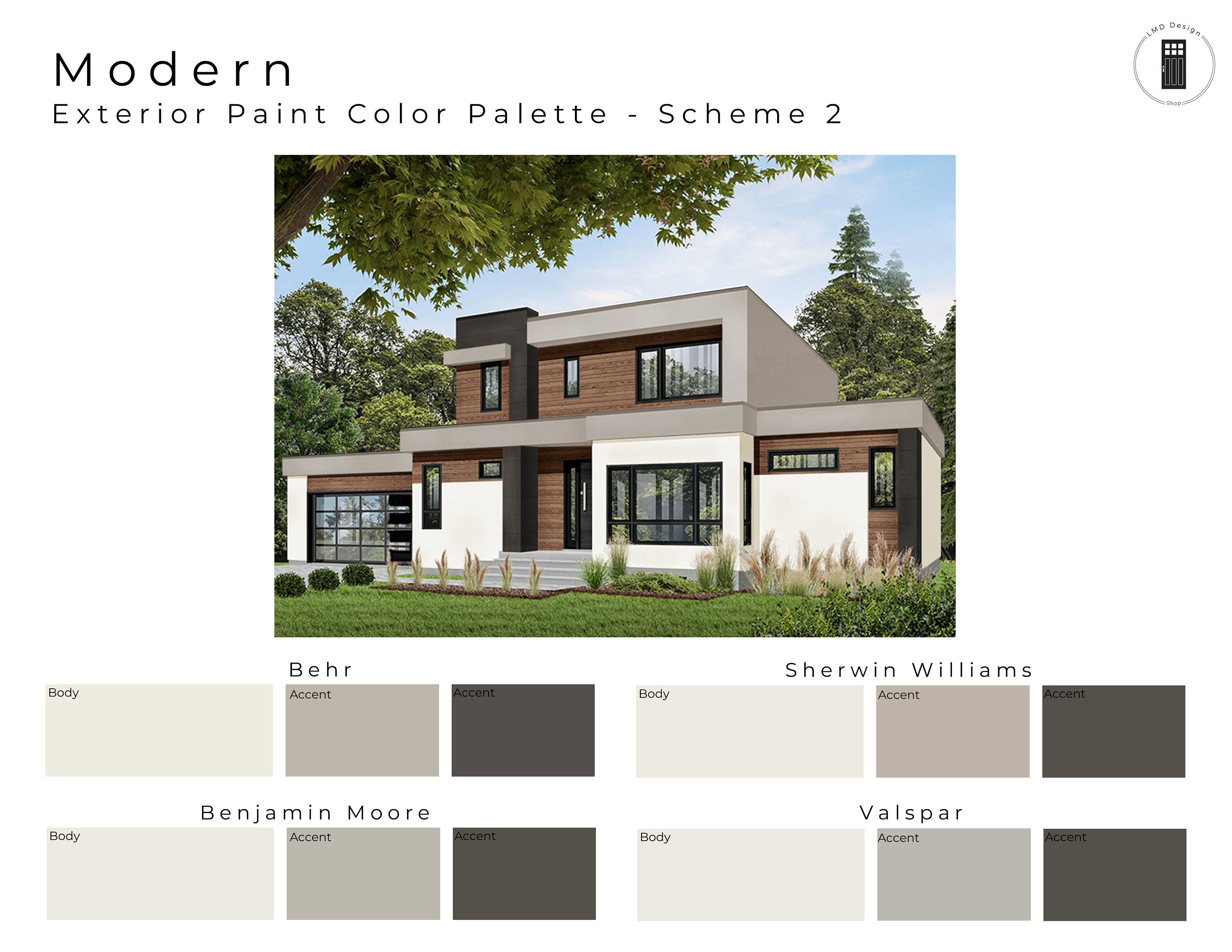 Handmade Supplies Paint Stains Palettes Exterior Paint Color Palettes Modern Home House Paint Color