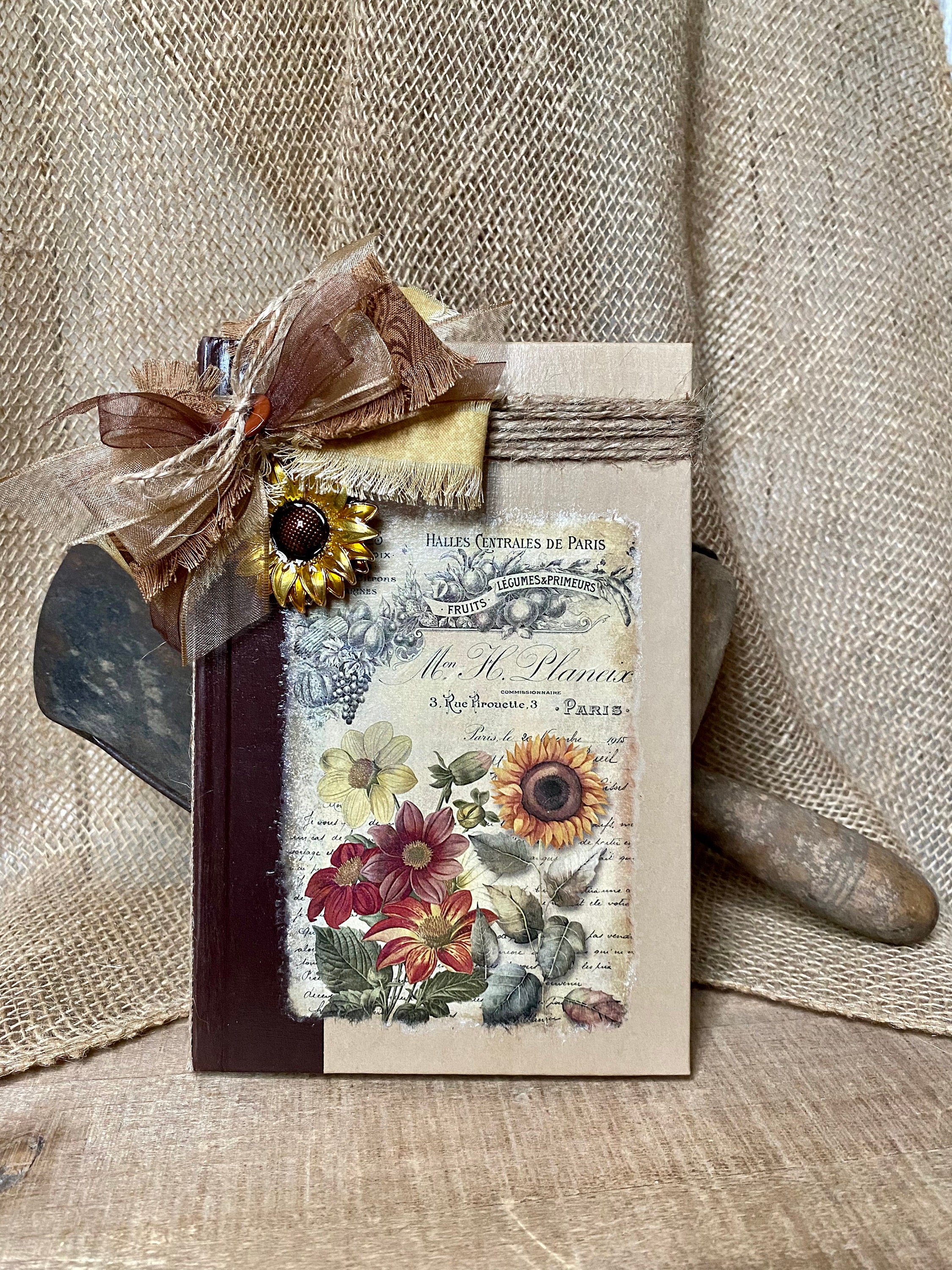 Home & Living :: Home Decor :: Sunflower book, decorative book with ...