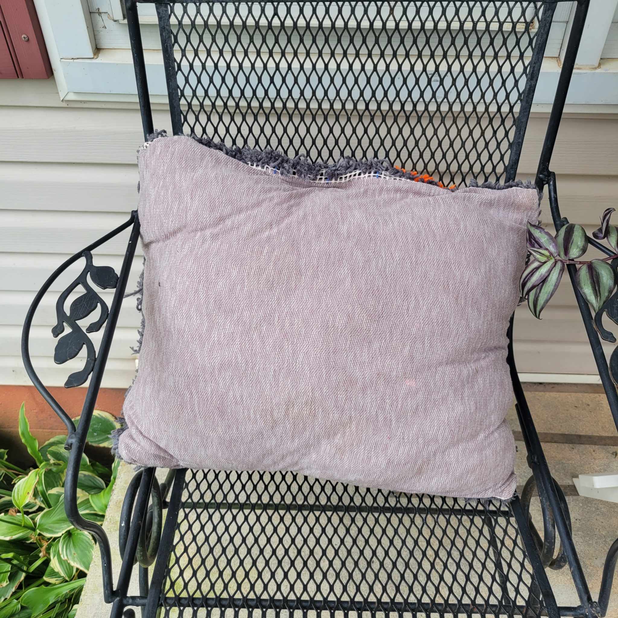 Bear Hug Latch and Hook Pillow