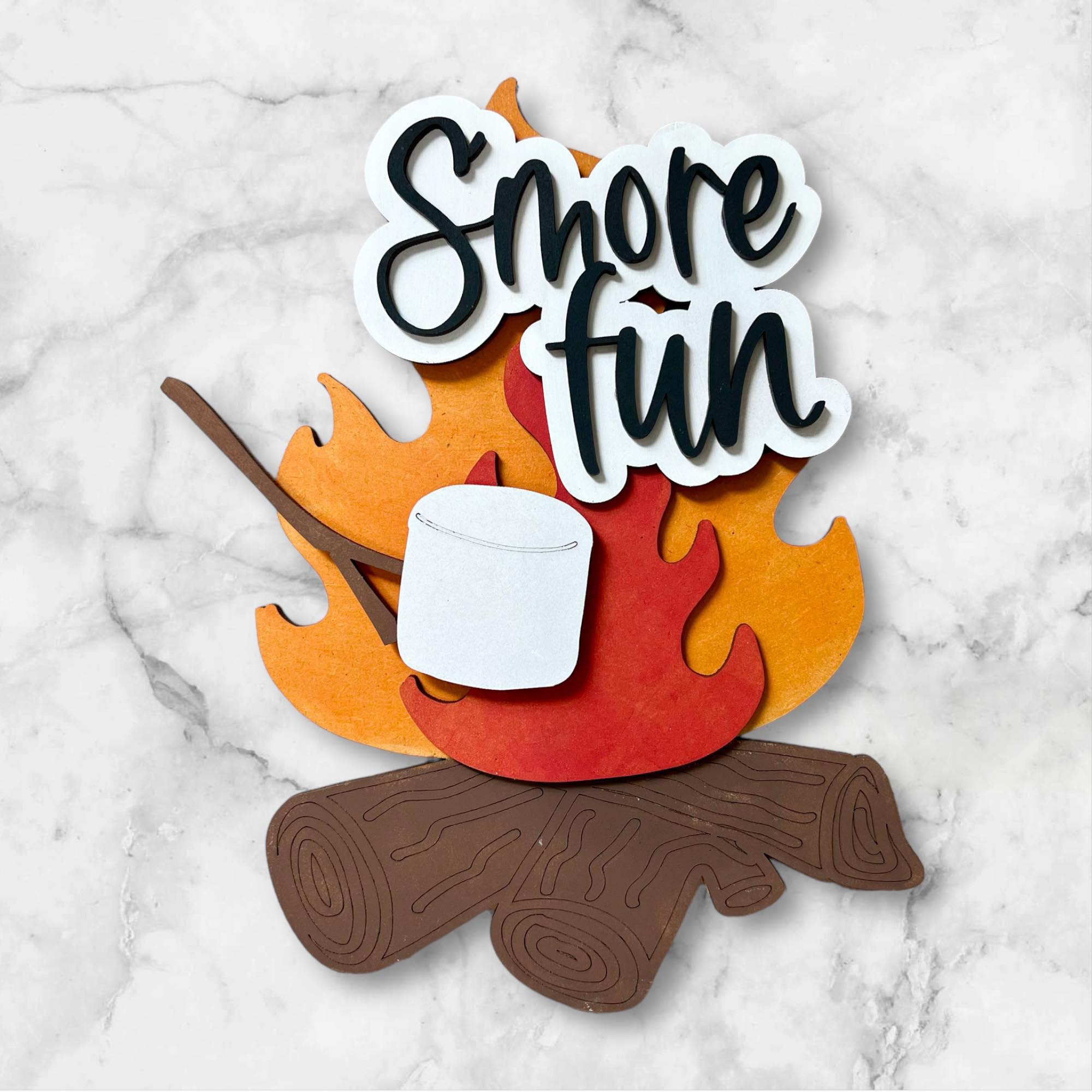 Handmade Supplies :: Home & Hobby :: Smore Fun Campfire DIY Paint Kit ...