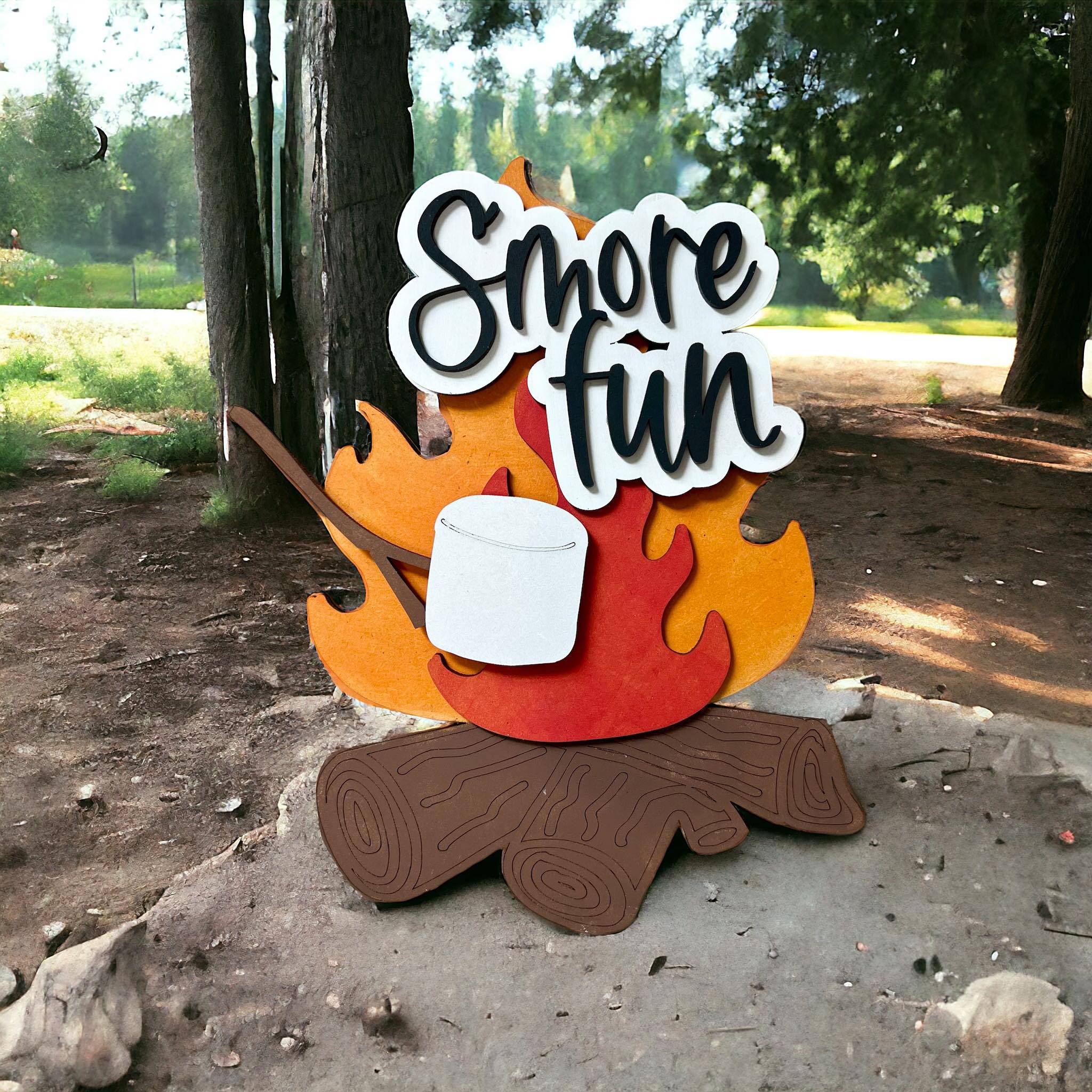 Handmade Supplies :: Home & Hobby :: Smore Fun Campfire DIY Paint Kit ...