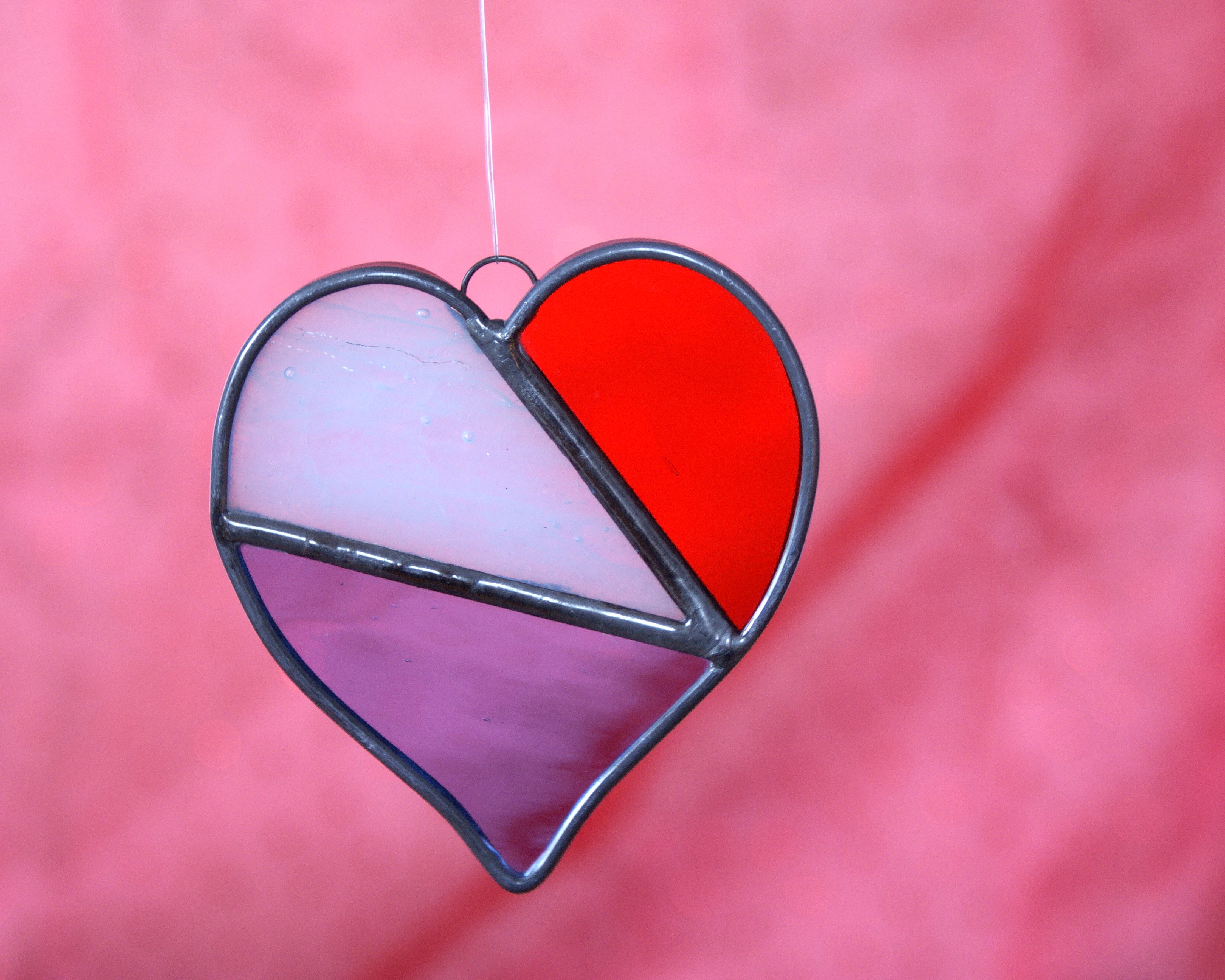 Home & Living :: Outdoor & Garden :: Sun Catchers :: Heart Stained ...