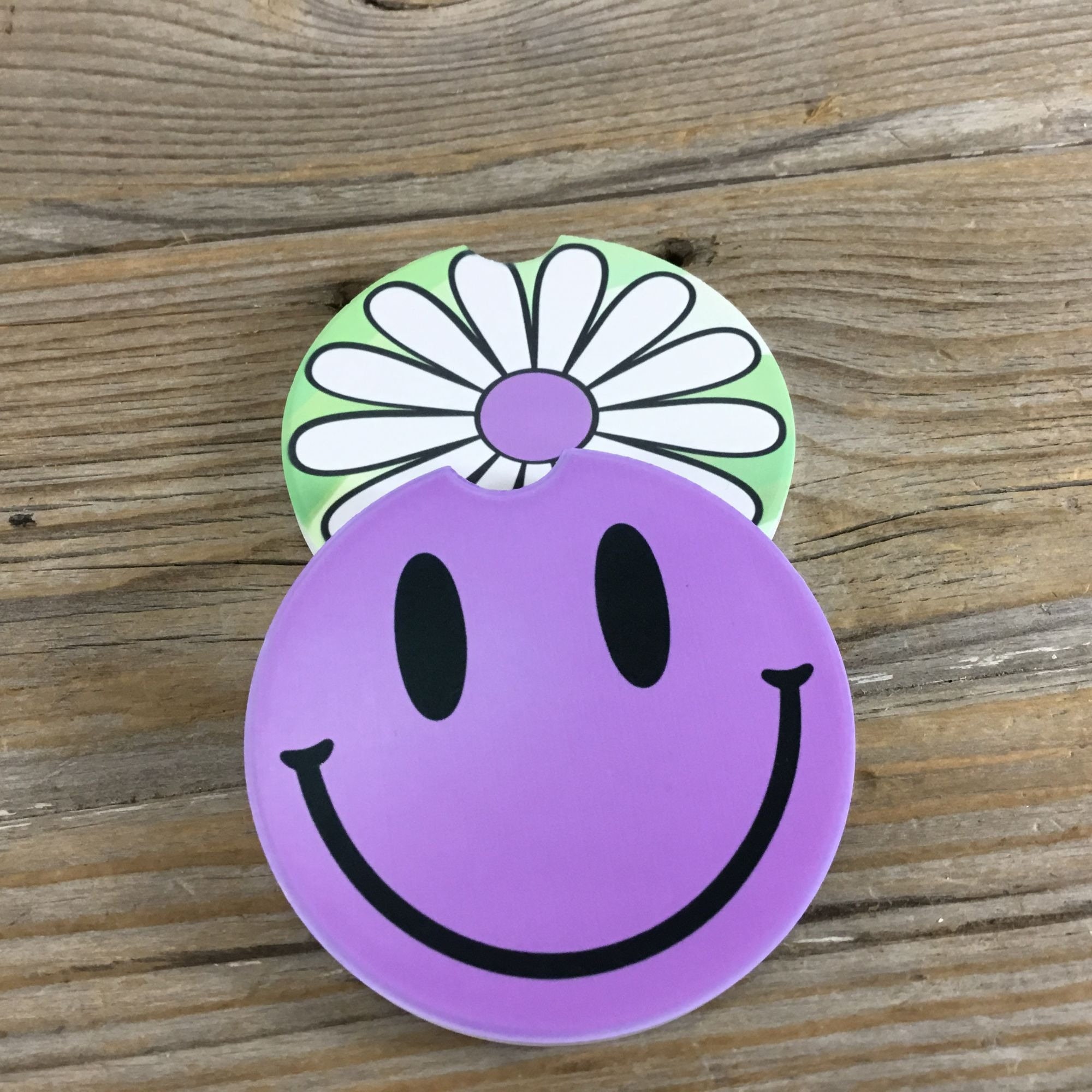 Home & Living :: Garage & Auto :: Car Accessories :: Retro Smiley Daisy ...