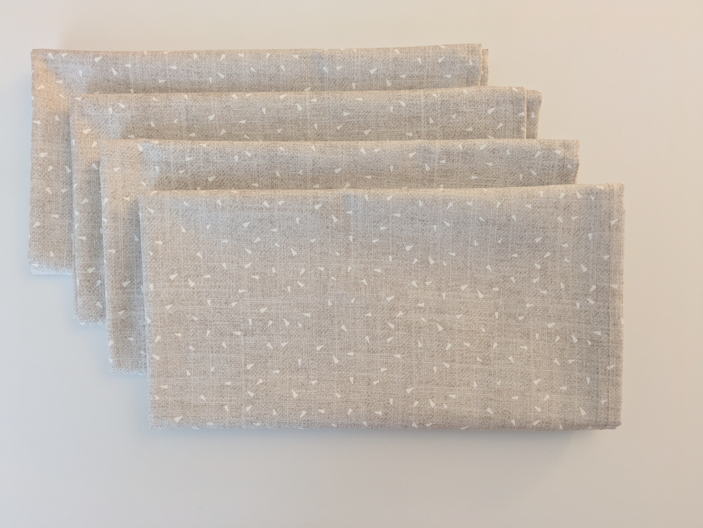 Confetti Beige Dining Napkins