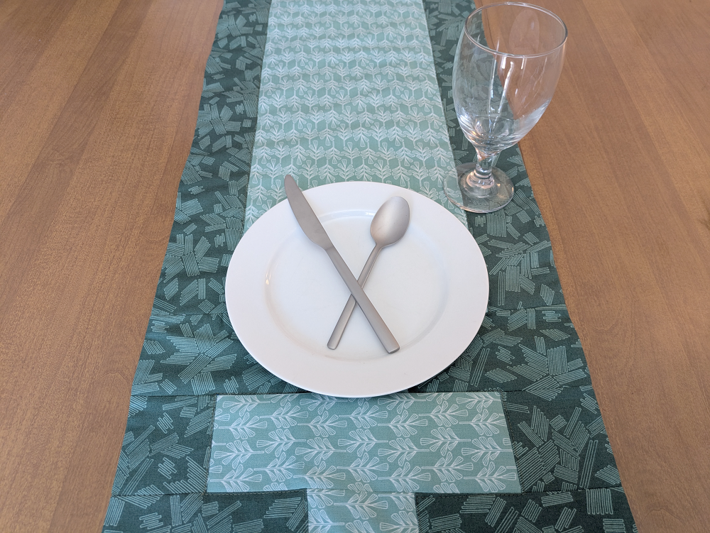 Stone Sage Table Runner