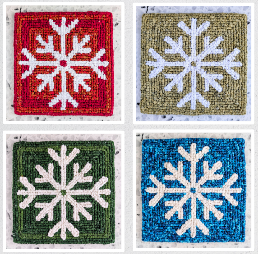 Holiday & Seasonal :: Locker Hook Tutorial & Pattern | Snowflake Trivet ...