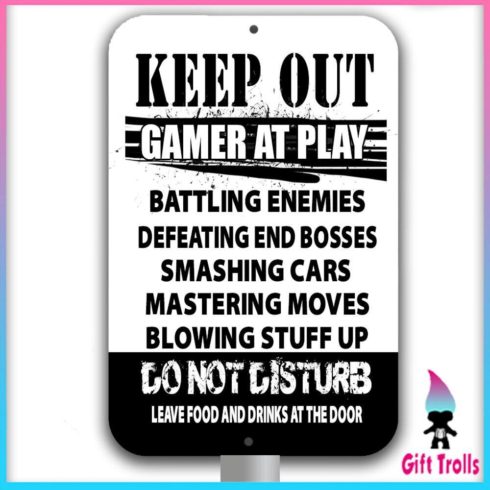 Products :: Gamer Sign - Kids Room Sign - Video game sign - Game room ...