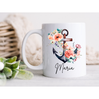 Personalized anchor mug