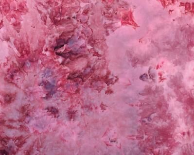 Ice dyed fabric