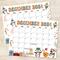 Whimsical Cute December Calendar