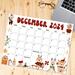 Vintage December Calendar Printable