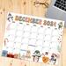 Whimsical Cute December Calendar