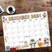 Whimsical Cute December Calendar