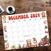 Vintage Retro December Calendar