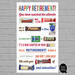 Funny Retirement Candy Gram Poster – Printable Gift